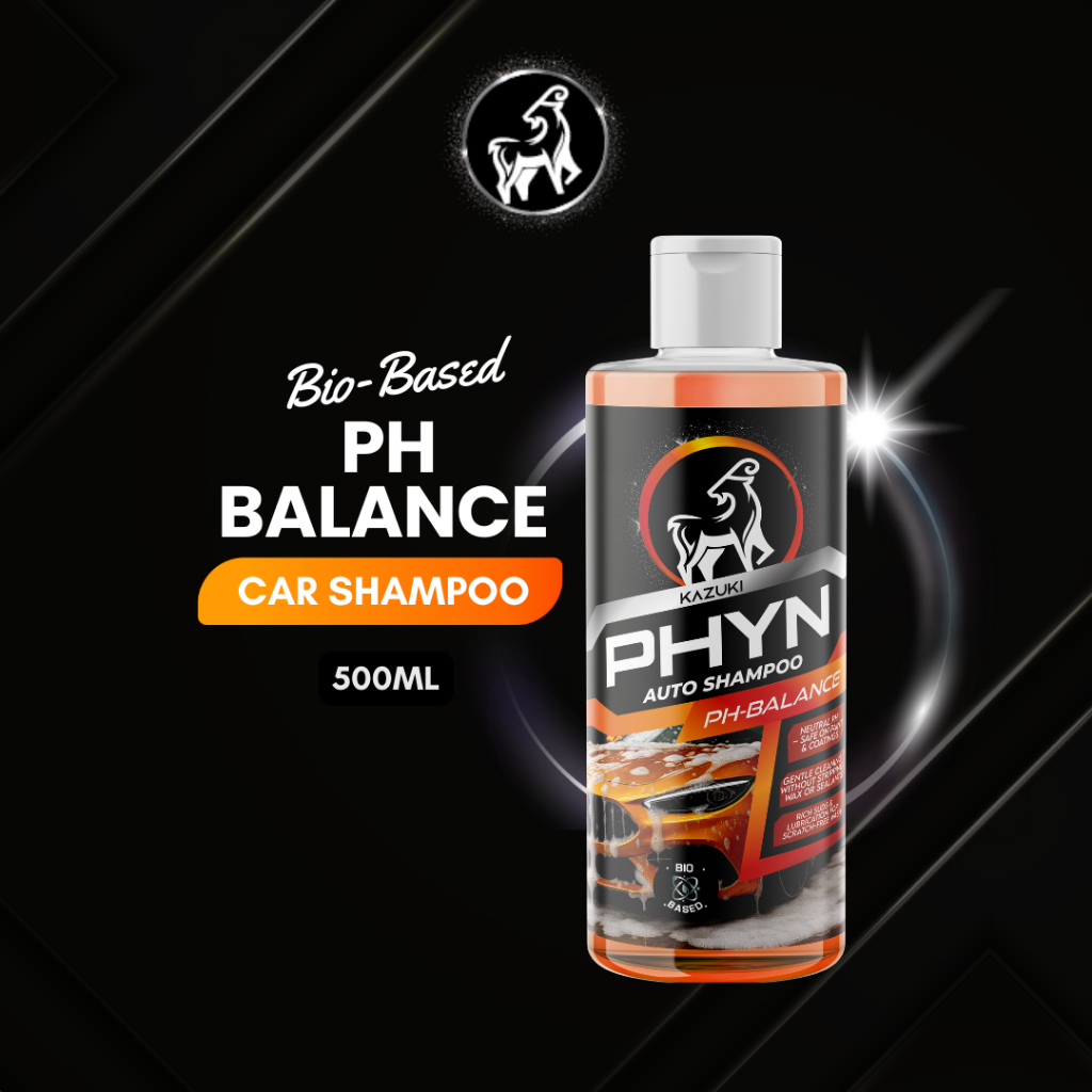 Kazuki Phyn pH Balanced Car Shampoo – Bio-Based High Foaming Wash, Safe ...