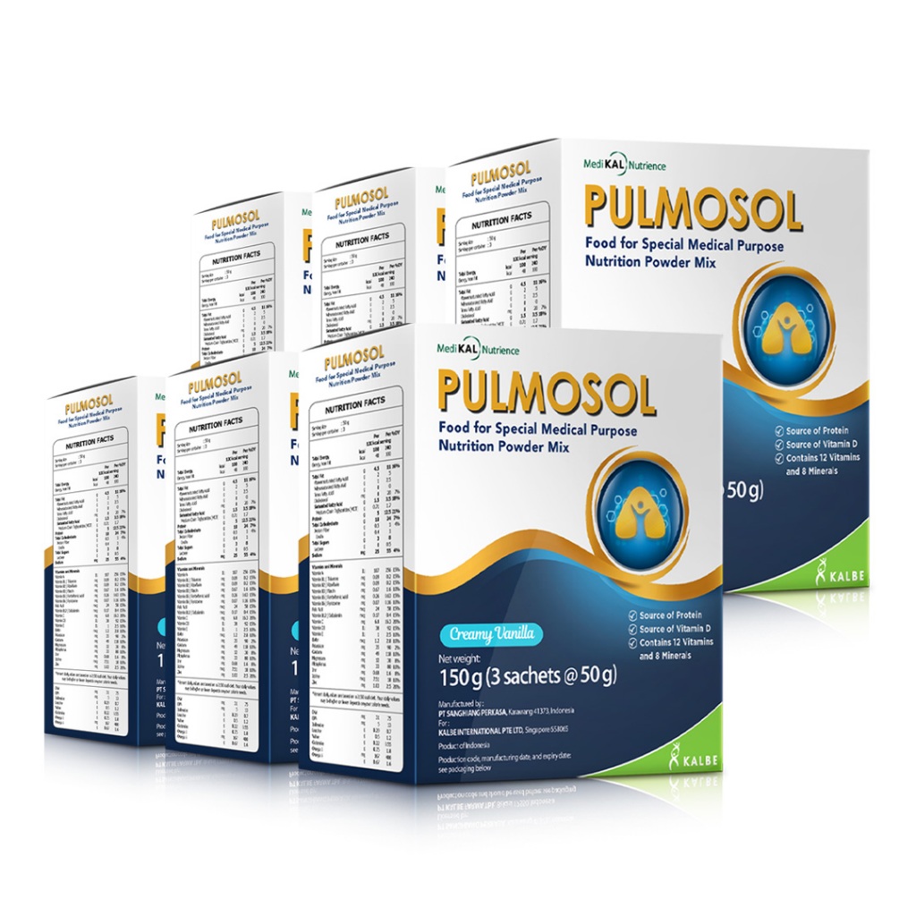 Pulmosol Vanilla Flavour - 150gr - 6 Box | Shopee Philippines