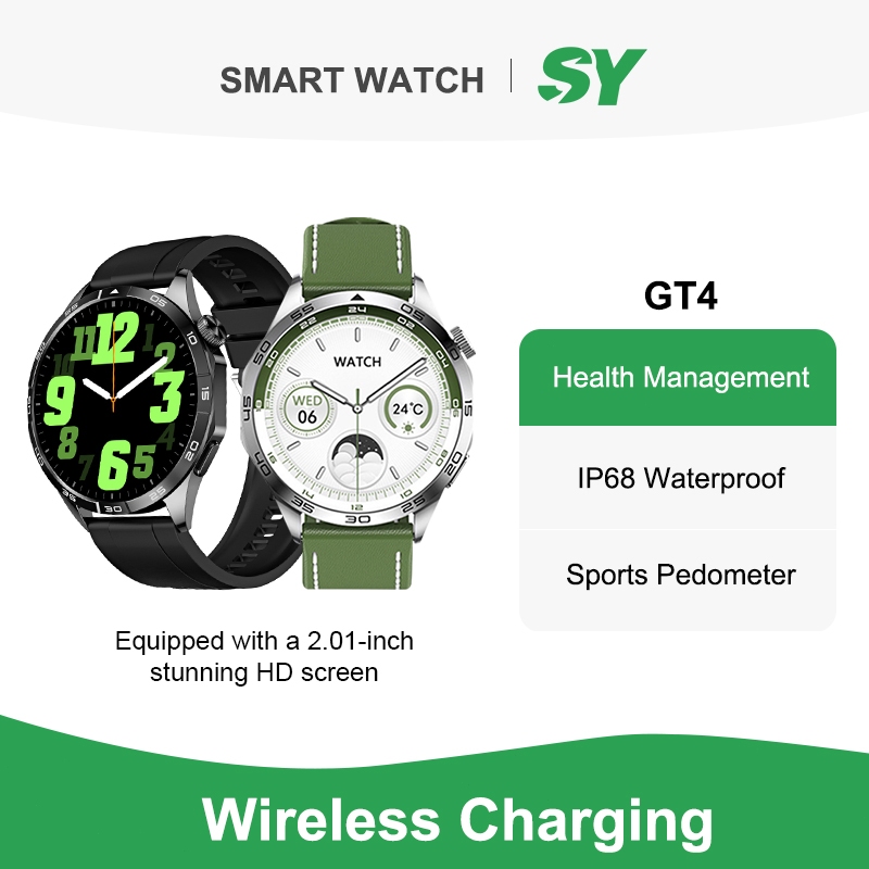 2025 new super smart watch GT4 super large screen 1.59 inches health ...