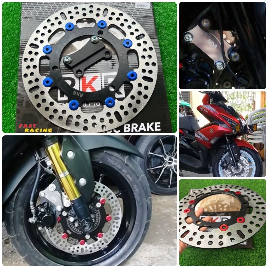 rotor disc brake big 260mm nmax aerox front No floating rear 230mm | Shopee Philippines
