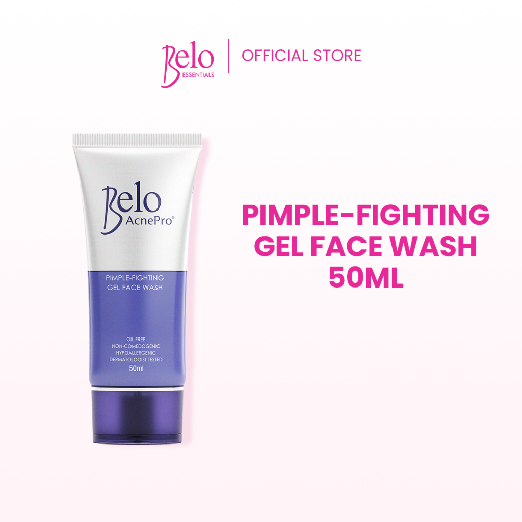 Belo Essentials AcnePro Pimple-Fighting Gel Face Wash 50mL | Shopee ...