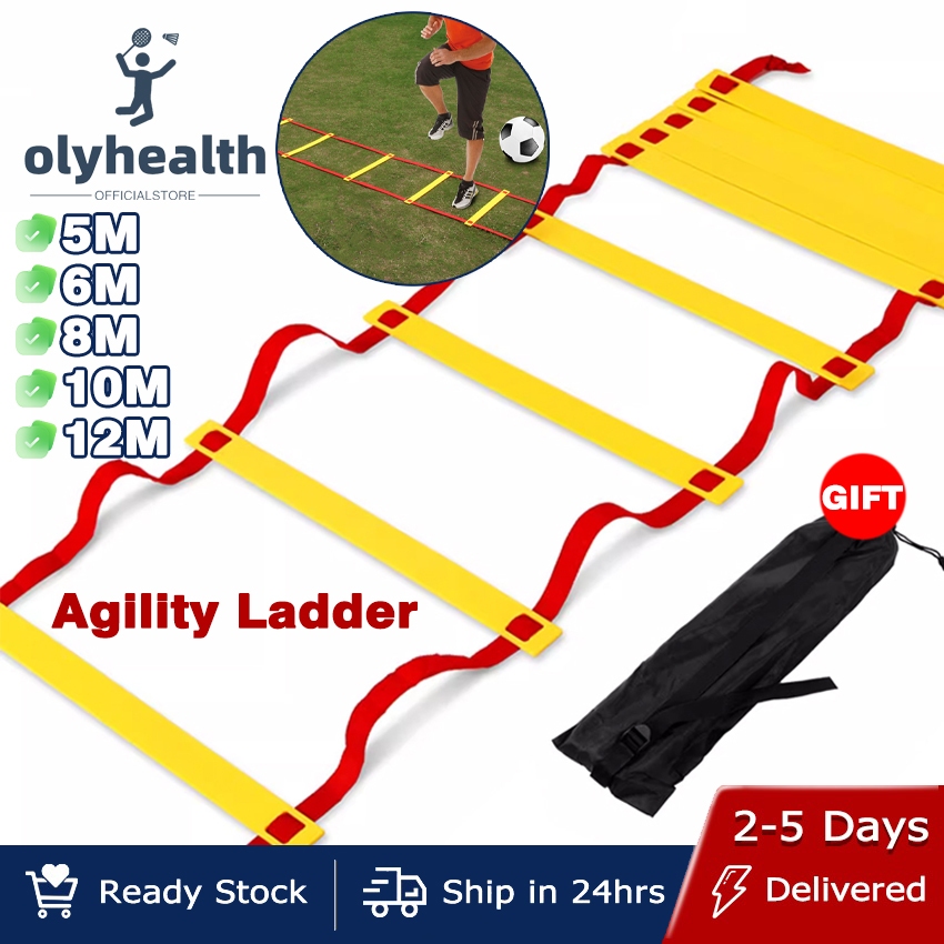 Agility Ladder Speed Ladder Sport Cone Training 5/6/8/10M Football ...