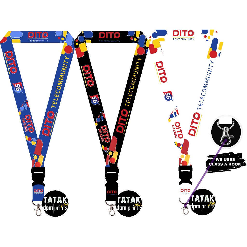Dito Lanyard Sling ID Lace Id Cord Sublimation | Shopee Philippines