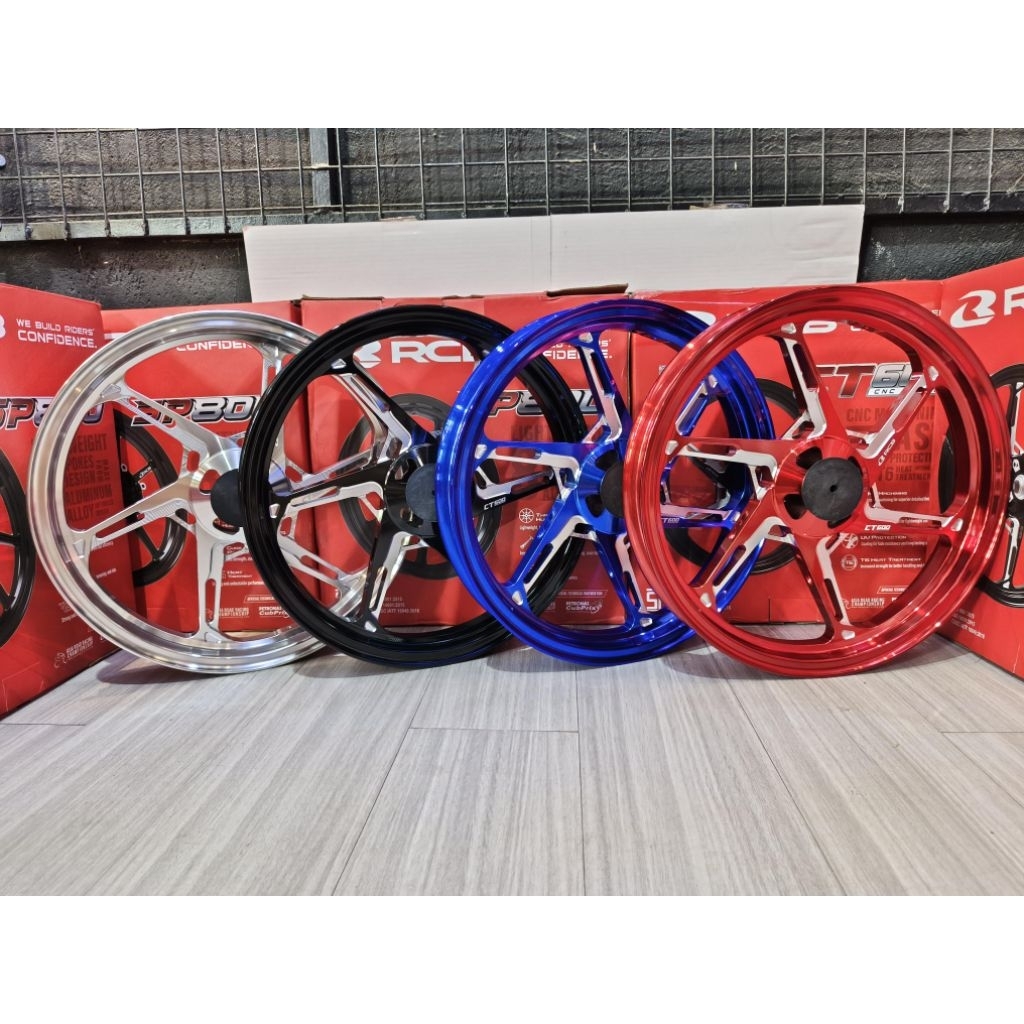 RCB MAGS SET CT600 FOR CLICK 125 / 150 ( 4HOLES ) | Shopee Philippines