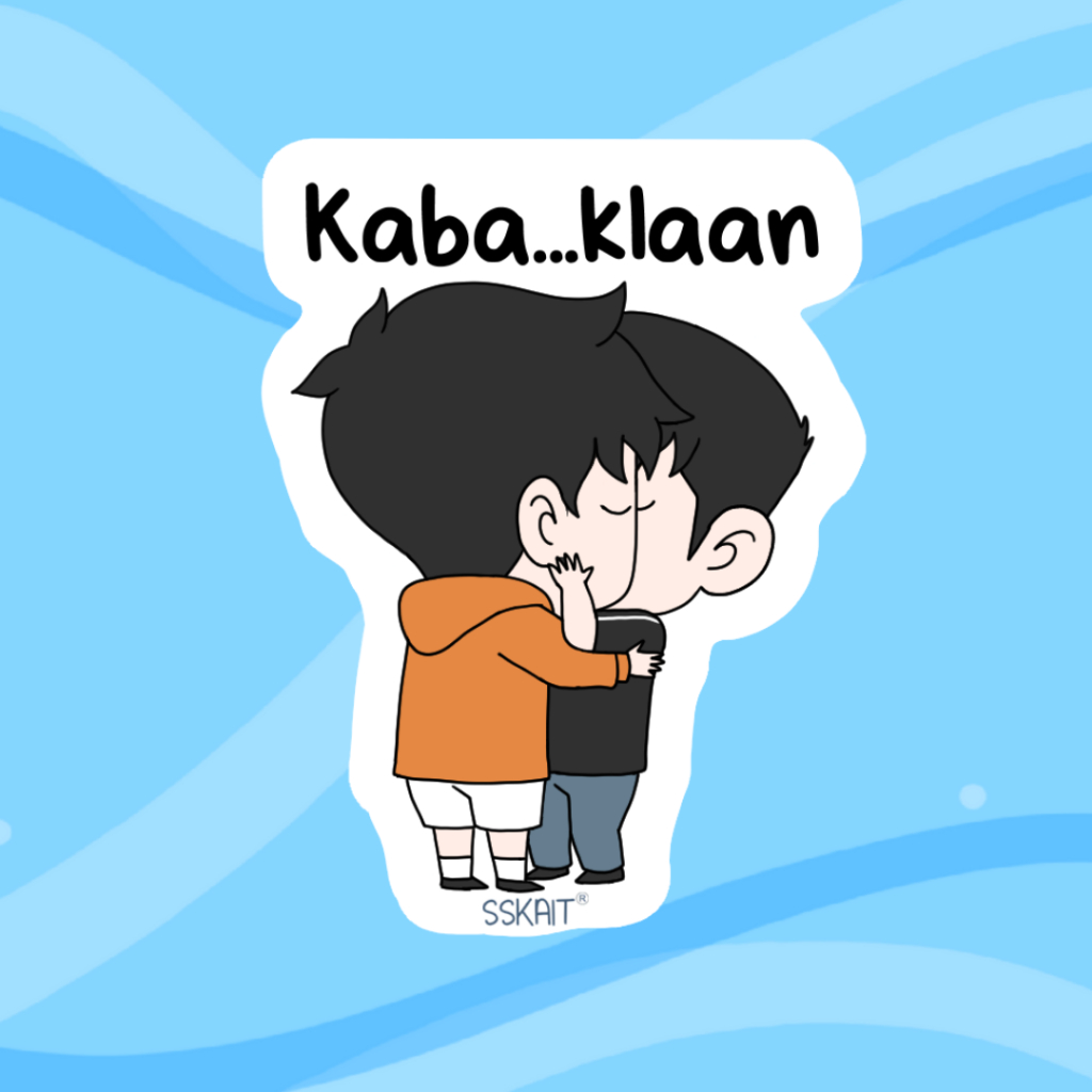 SSKAIT Kabaklaan MLM Funny Mood Waterproof Die cut Sticker | Shopee ...