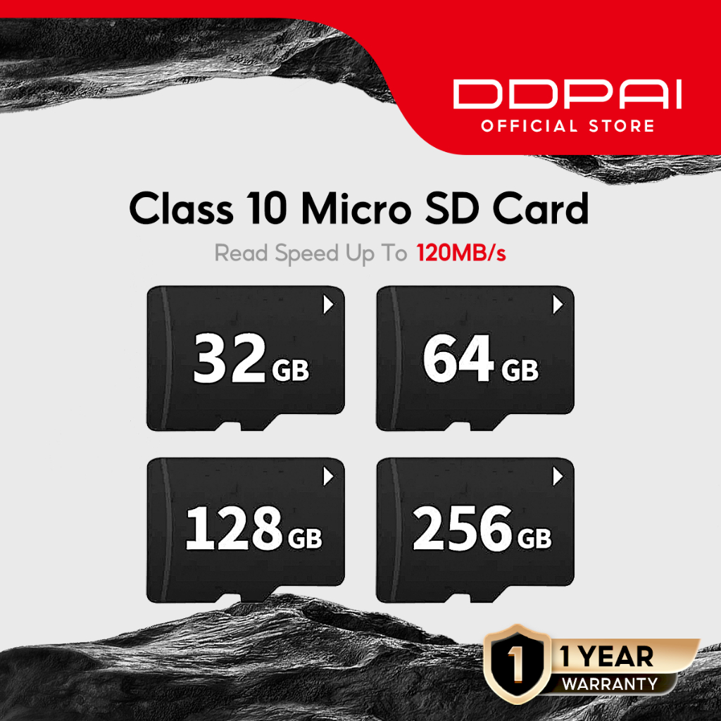 DDPAI Dash Cam Micro Memroy Card For Z40 GPS N3 SD 32g 64g 128g 256g ...