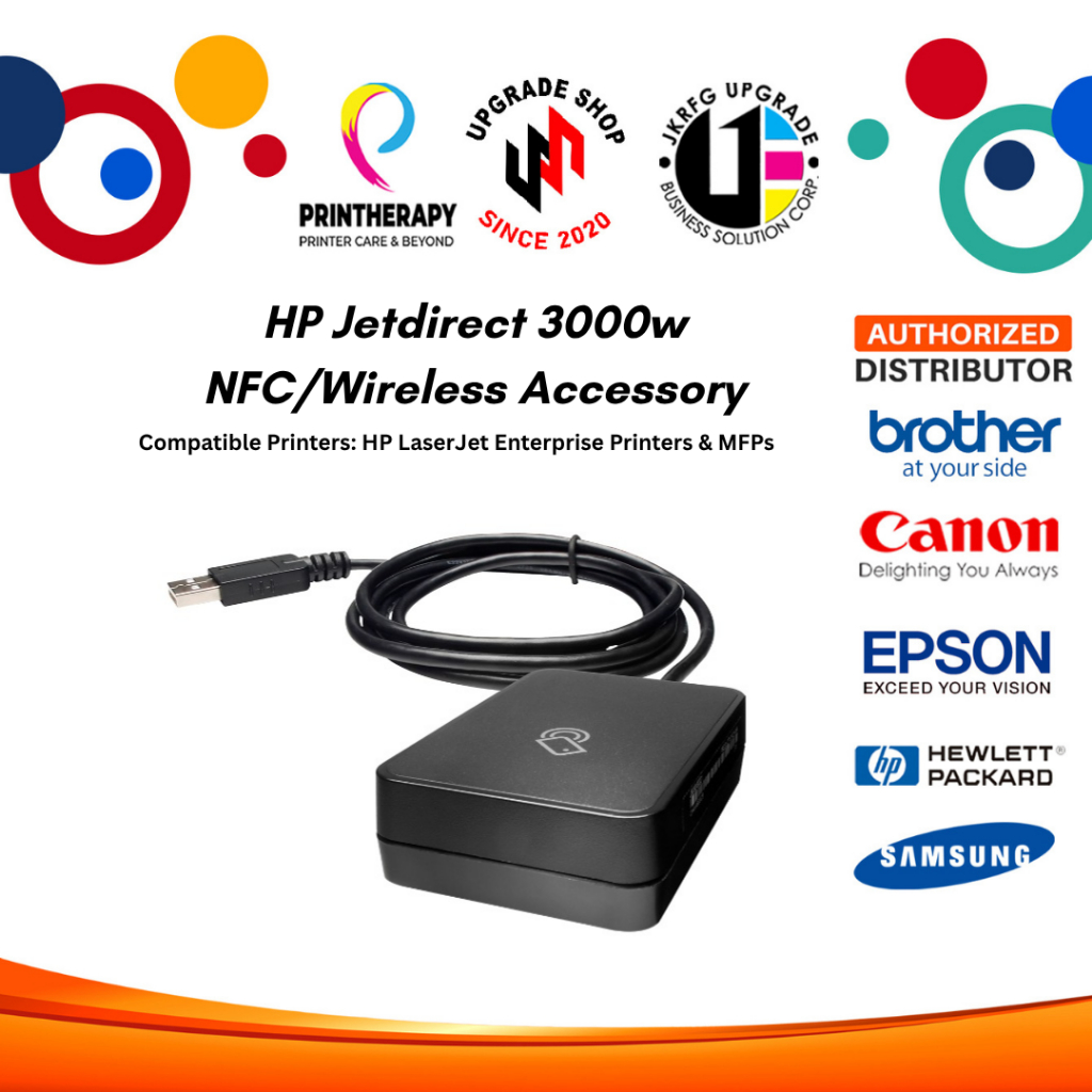 HP Jetdirect 3000w NFC Wireless Accessory | 3000 | 3000w | Shopee ...