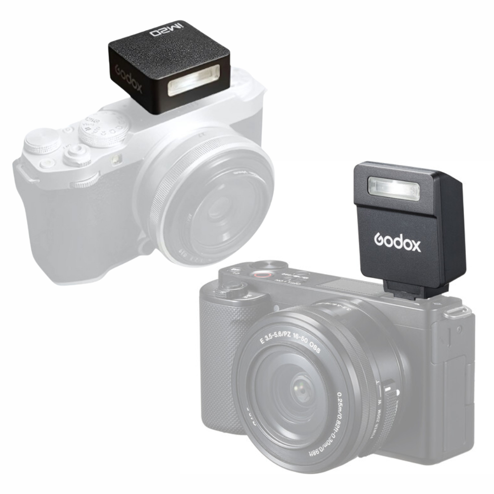 Godox iM22 / iM20 Manual 470mAh Mini Camera Flash with Hot Shoe Mount ...