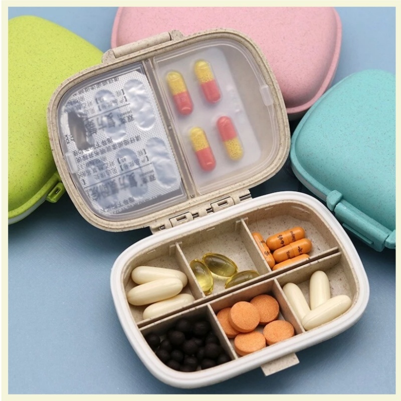 NHS 3 Layer Folding Medicine Box Mini Storage Box Family First Aid Drug ...