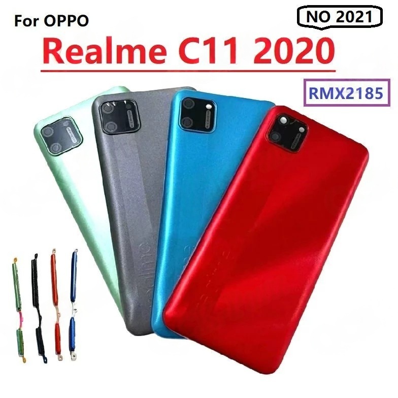 For OPPO Realme C11 RMX2185 Back Battery Cover Rear Panel Door Housing ...