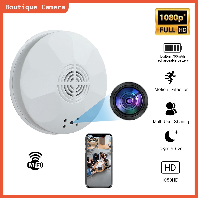 1080P HD CCTV Spy Hidden Camera WiFi Motion Detection Remote Access ...