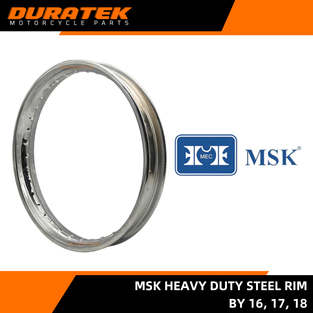 MSK Heavy Duty Steel Rim – size 16, 17, and 18 (36 holes) | Shopee ...