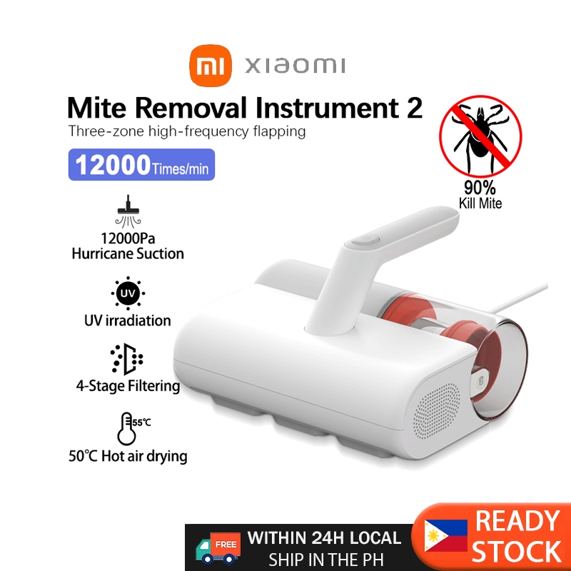Xiaomi Mijia Mites Vacuum Cleaner2 12KPa UV Dust Mite Remover Handheld ...