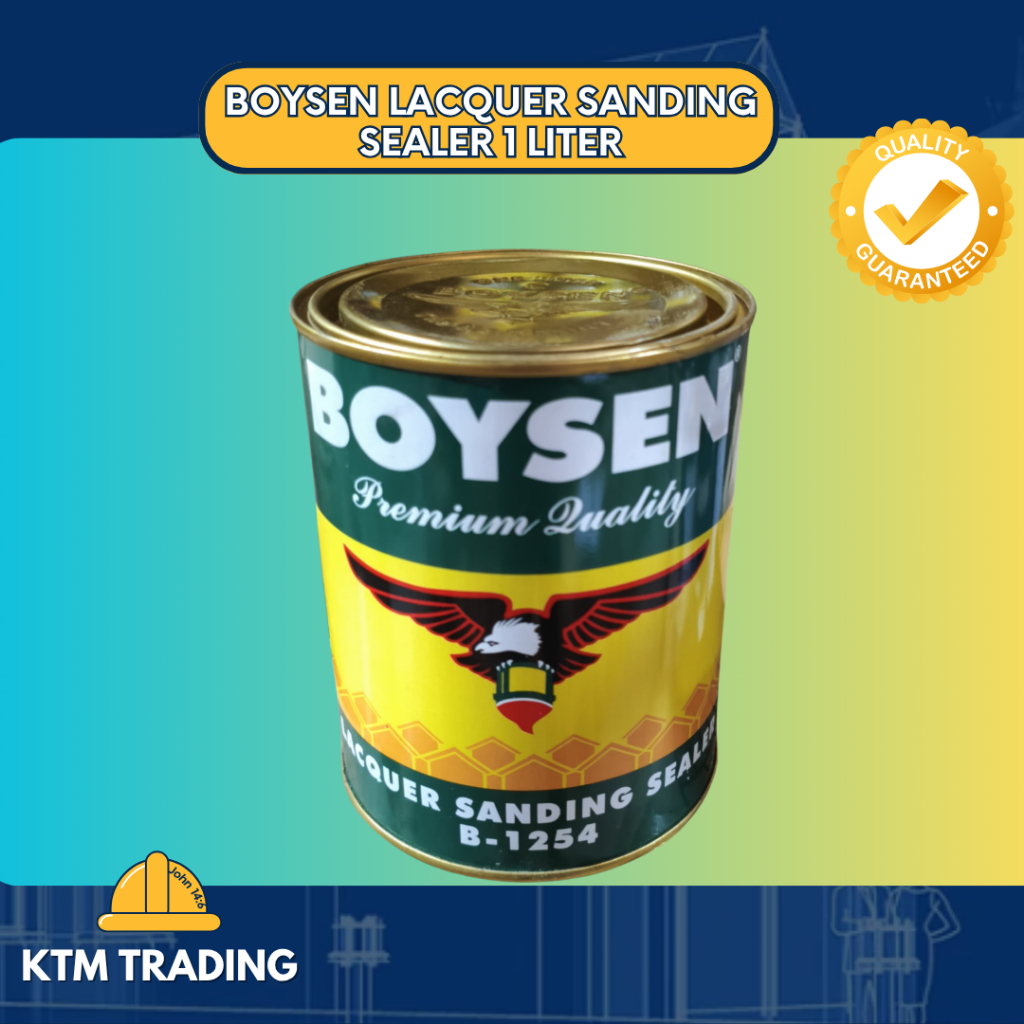 Boysen Lacquer Sanding Sealer B1254 - 1L | Shopee Philippines