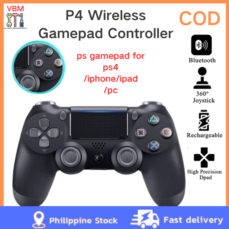 p4 wireless controller supports bluetooth pc game controller Joystick Gamepad PRO Christmas Gift ...