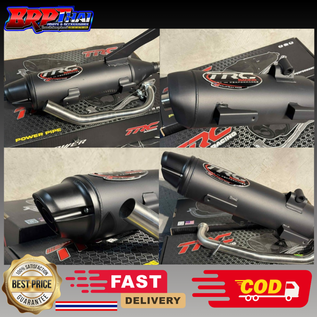 TRC PIPE HONDA CLICK 125/150 / AEROX V2 / NMAX V2 / MIO I 125/M3 ...