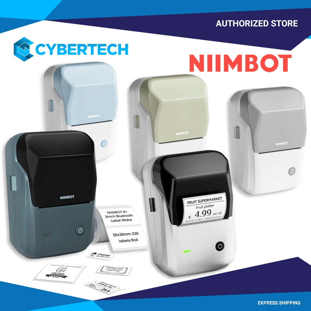 NIIMBOT B1 Inkless Thermal Label Printer, Create Professional Labels ...