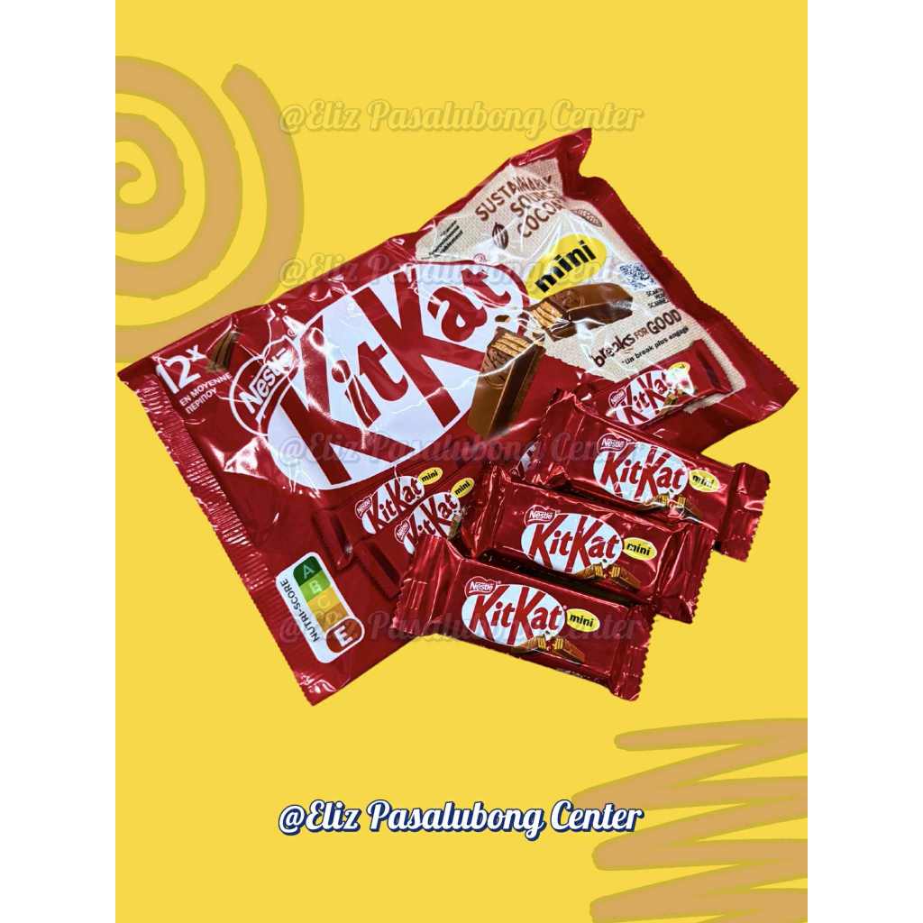 (NESTLE) ORIGINAL KITKAT MINI 12PCS INSIDE 200G | Shopee Philippines