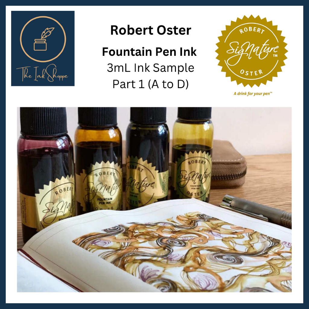Robert Oster Fountain Pen Ink Samples (3mL) Part 1 (A to D) | Shopee ...