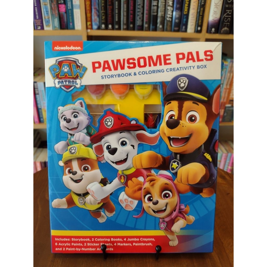 Paw Patrol: Pawsome Pals Storybook & Coloring Creativity Box | Shopee ...