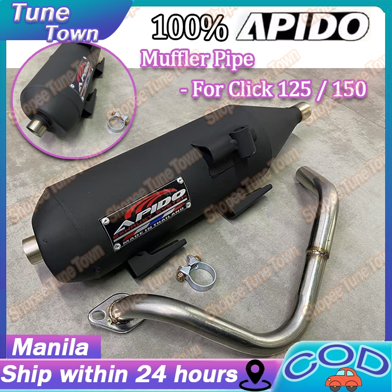 【100% APIDO】 Click 125/150 game changer pipe Legit From Thailand apido ...