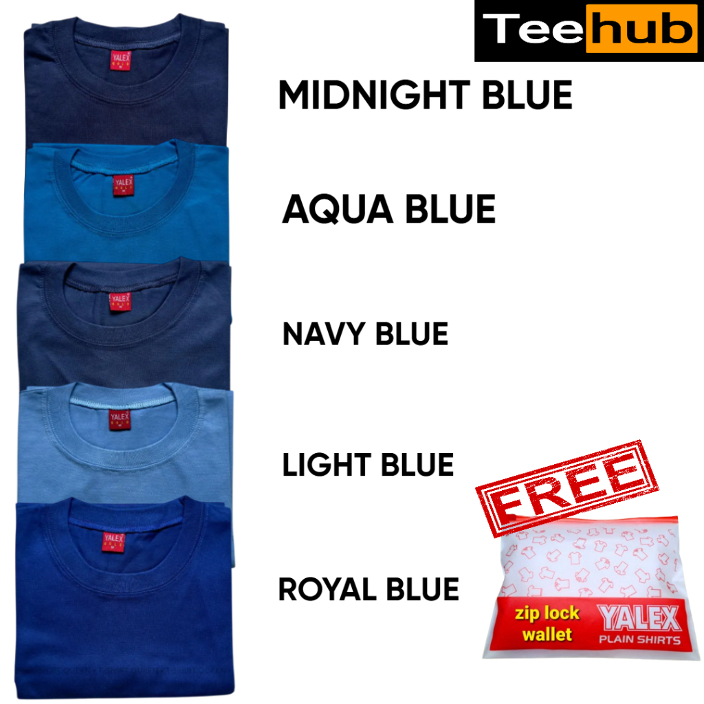 YALEX Plain T-Shirt ROUNDNECK for Men and Women ROUND NECK TSHIRT SHADE ...