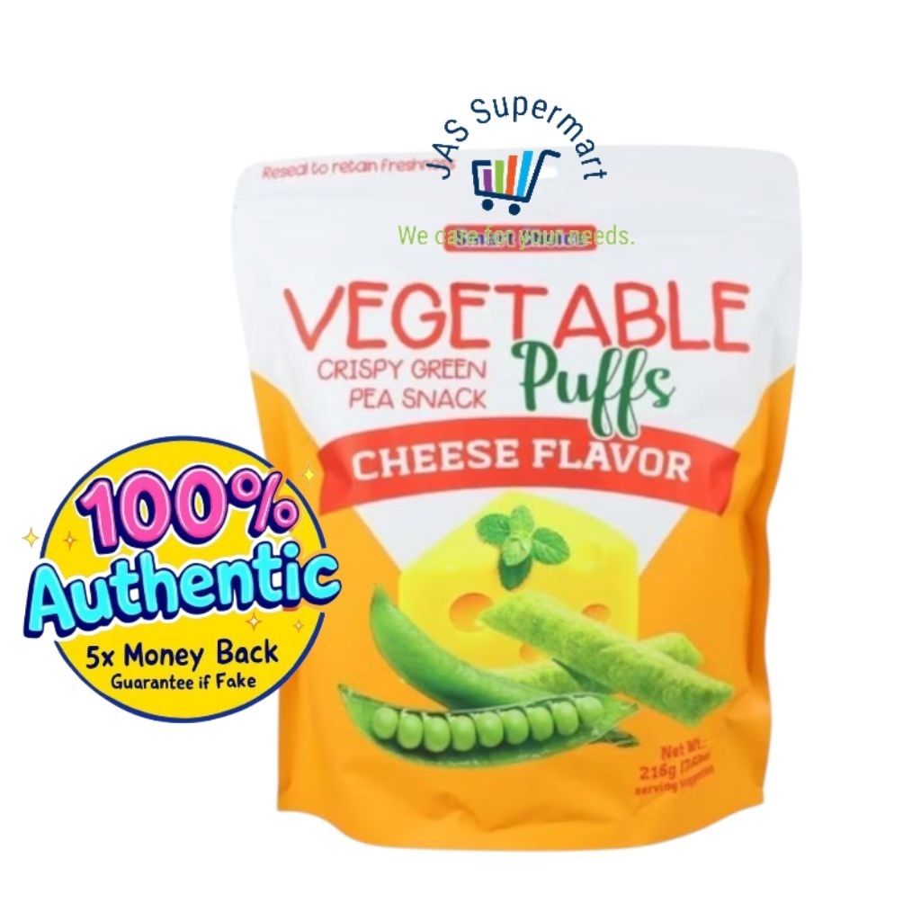 " Smart Choice Vegetable Puffs Cheese Flavor 216g | Shopee Philippines