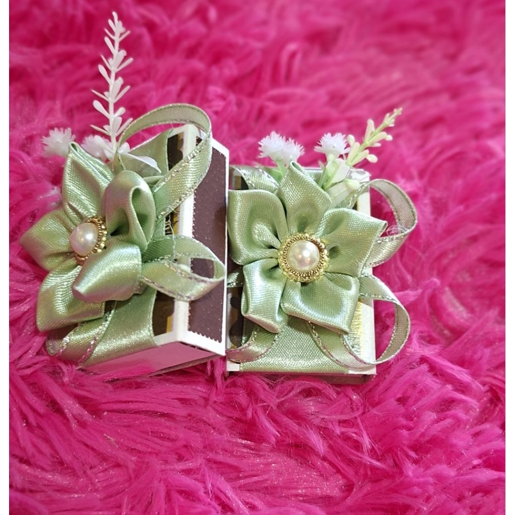 Matches/posporo 2 pieces with design for wedding all colors available ...