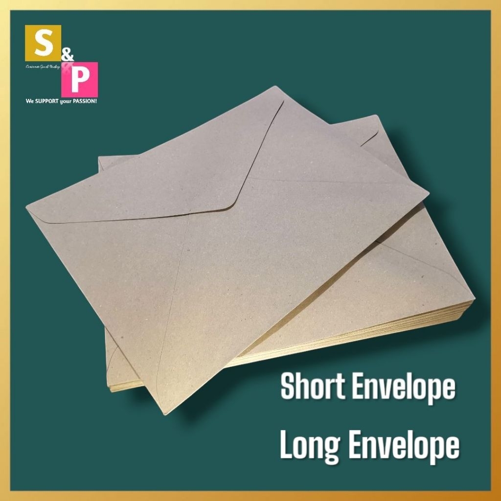 Officemax Brown Envelope 10 pieces (Long or Short) | Shopee Philippines