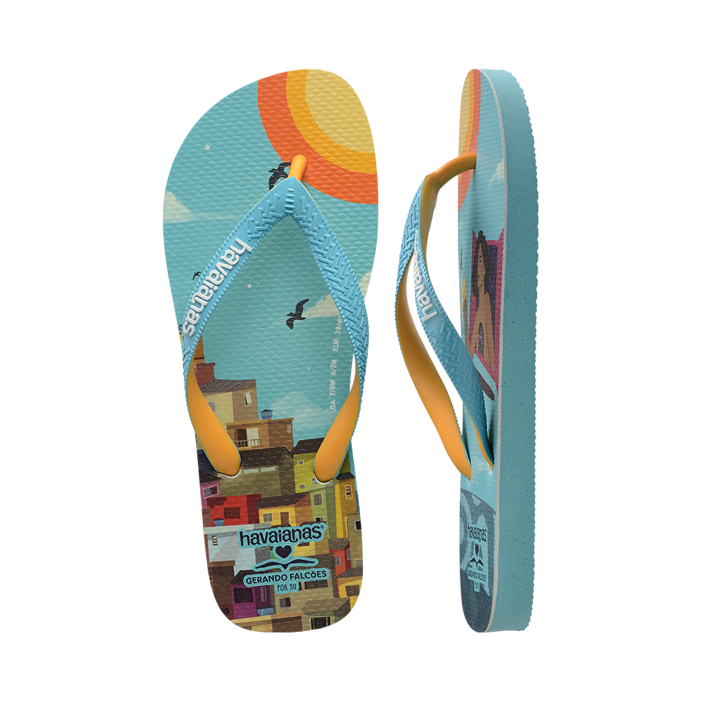 Havaianas Gerando Falcoes Blue Flip Flops | Shopee Philippines