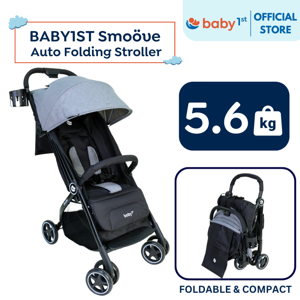 Baby 1st Smoove Compact Auto Folding Stroller | Shopee Philippines