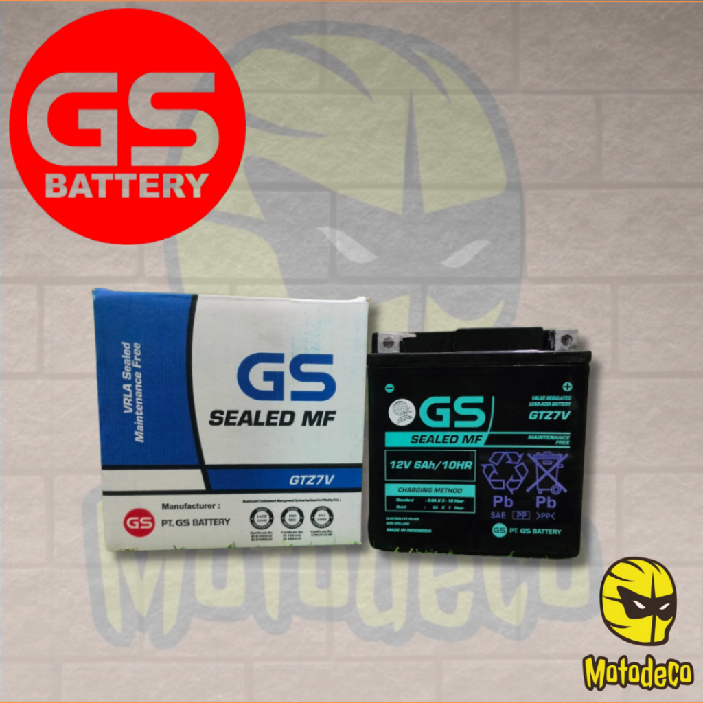 [ ORIGINAL ] GS Battery GTZ7V - 7V Nmax v1 / Aerox v1 | Shopee Philippines