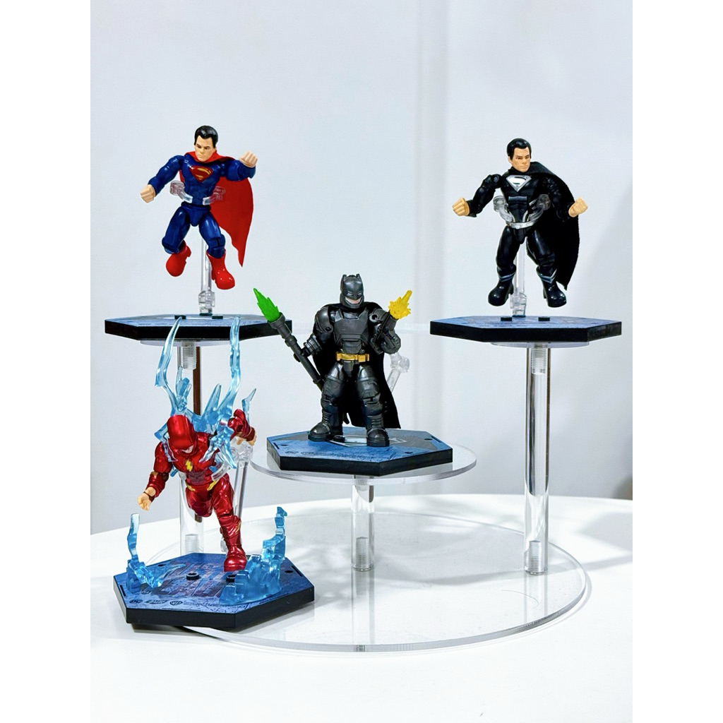 YUANYE WB DC Justice League Series 3” Model Kit Splicing Action Figure ...