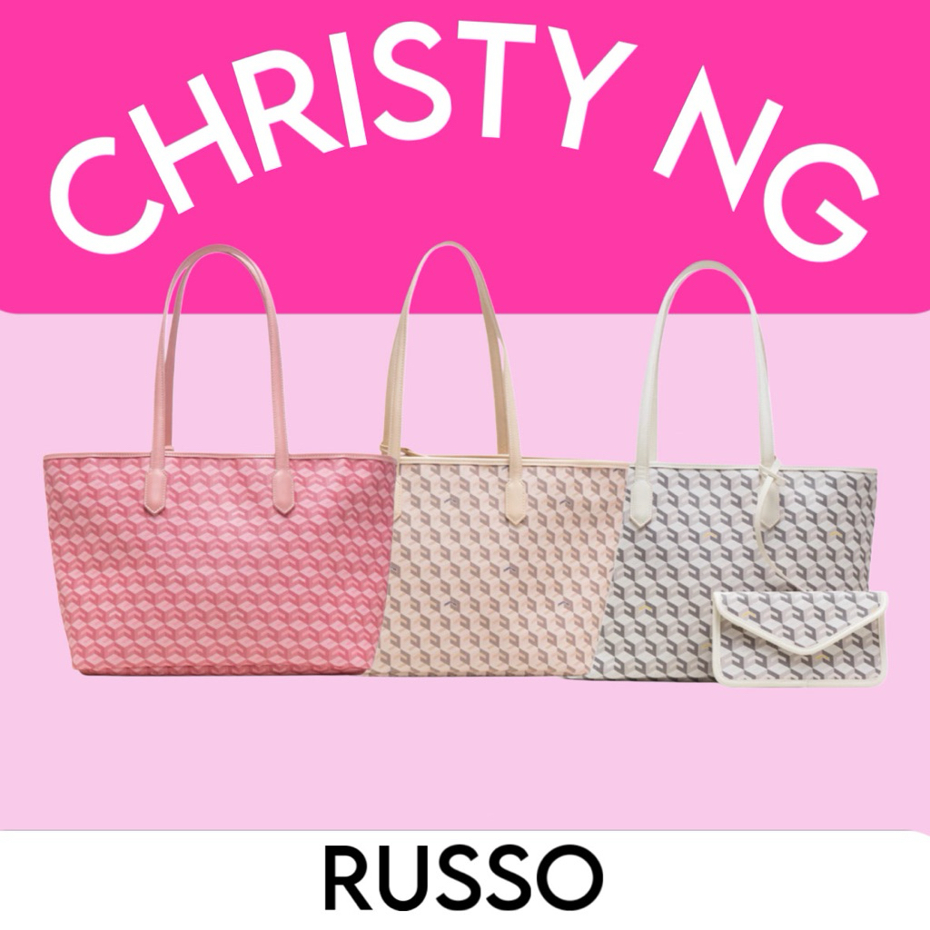 RUSSO MONOGRAM TOTE (CHRISTY NG) | Shopee Philippines