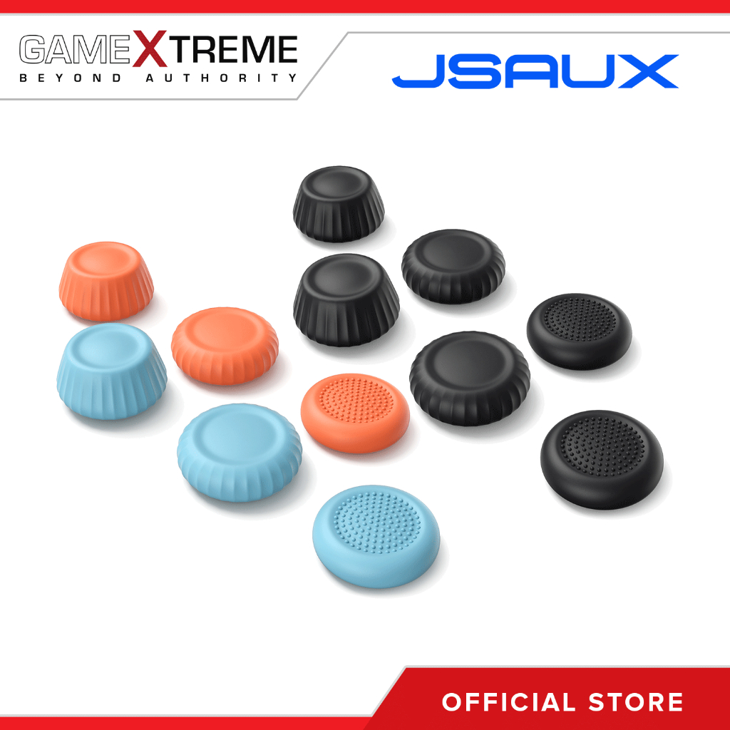 JSAUX Multi-Mode Joystick Cap And Thumb Grip With Lever Guard Set For ...