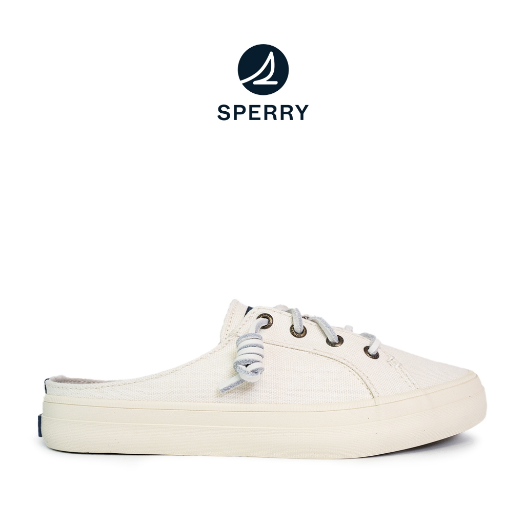 Sperry Women's Crest Mule Sneakers - White (25S00912) | Shopee Philippines