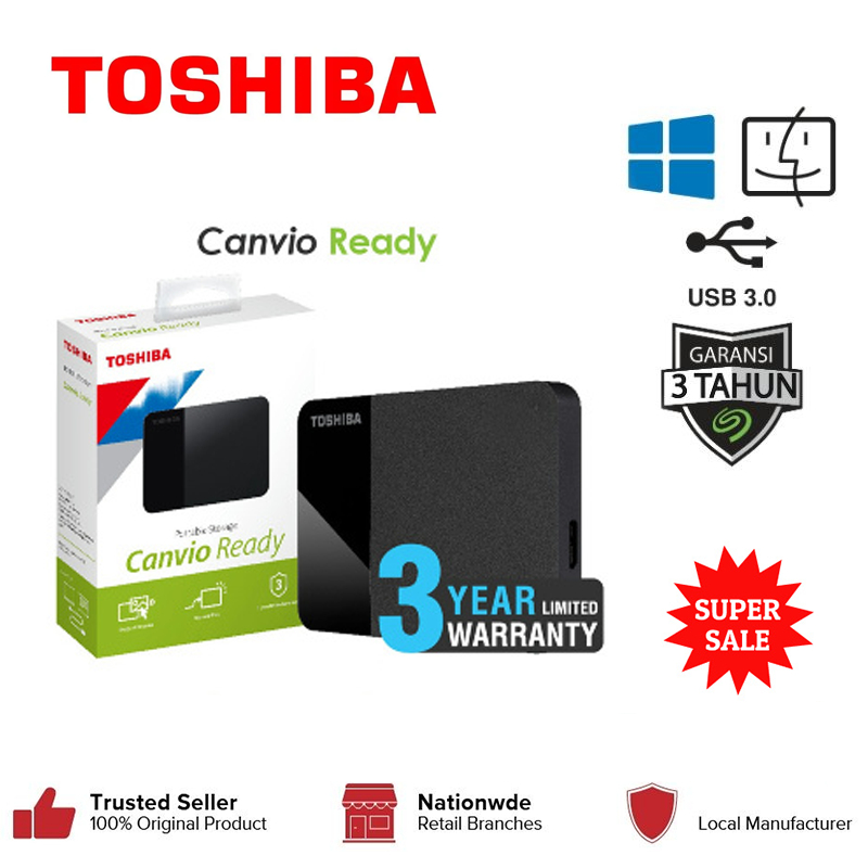 Canvio Ready HDD 1TB 2TB 4TB -Portable hard drives / Hardisk / External ...