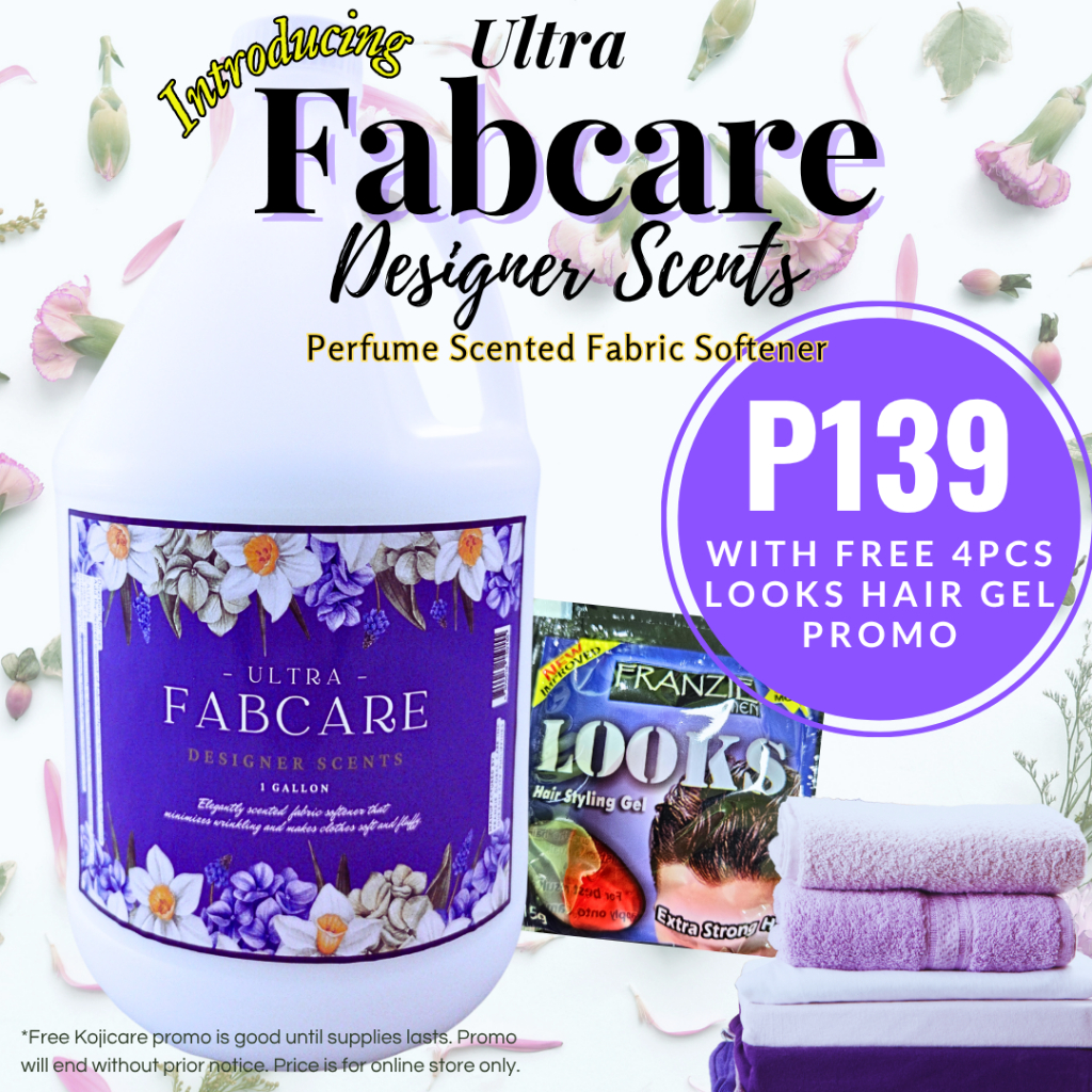 Ultra Fabcare Designer Scents Fabric Softener 1Gallon WITH 6pcs LOOKS ...