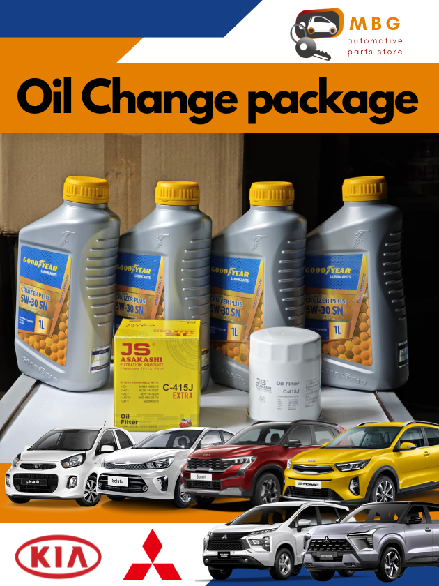 Change Oil Package 4L (Goodyear 5W 30 Fully Synthetic Oil + C415 Oil ...