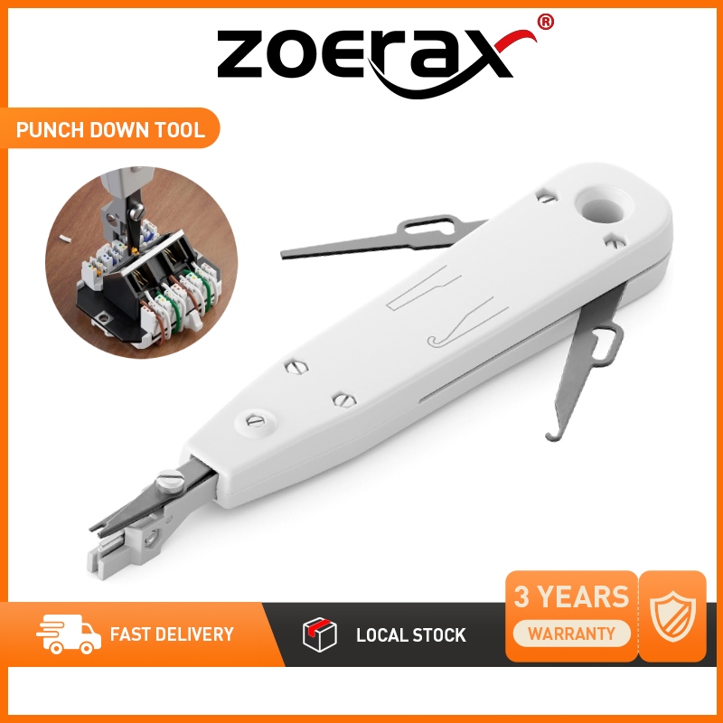 ZoeRax Punch Down Tool All-in-one Krone Idc/Network Wire Telephone ...