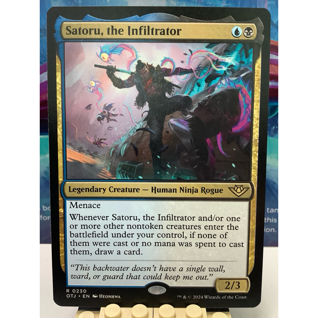 MTG - Satoru, the Infiltrator (Outlaws of Thunder Junction) | Shopee ...