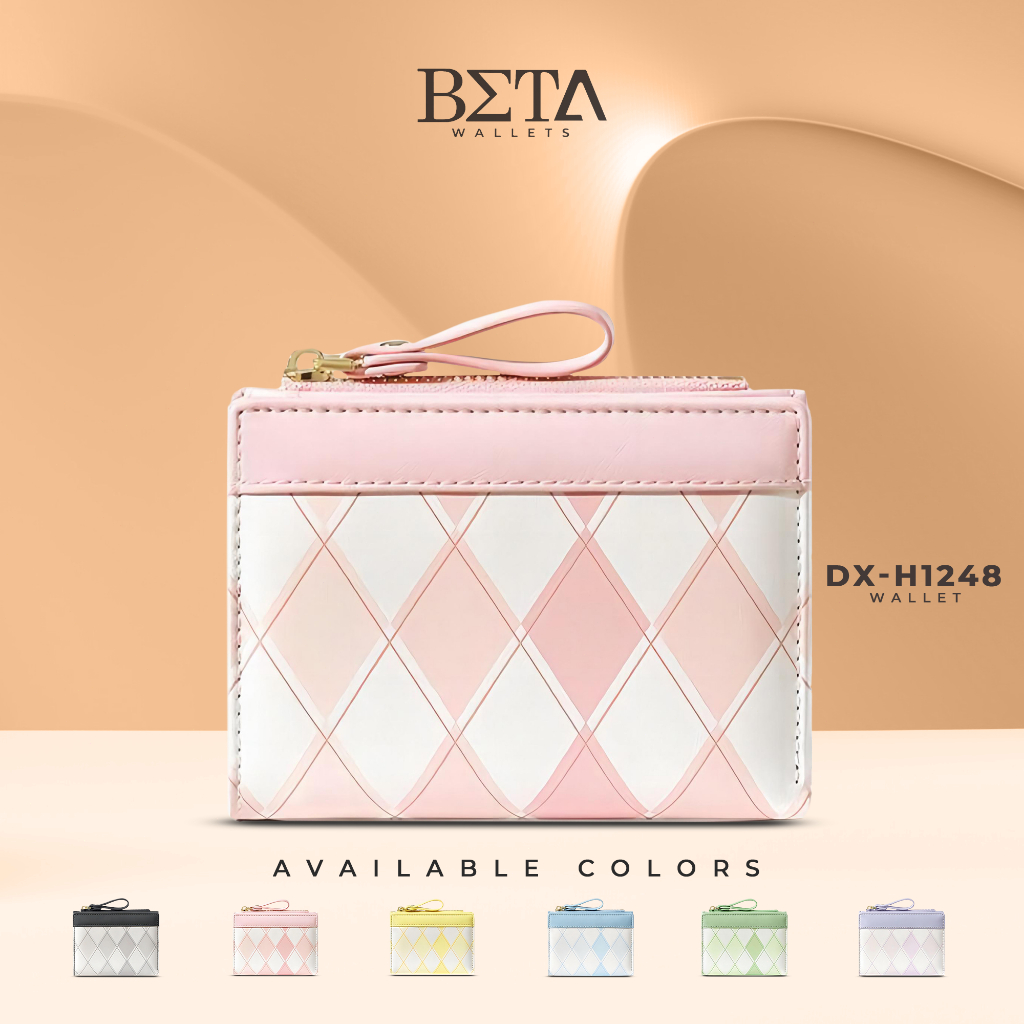 BETA Wallet For Woman Leather Elegant Student Card Holder Coin Purse ...