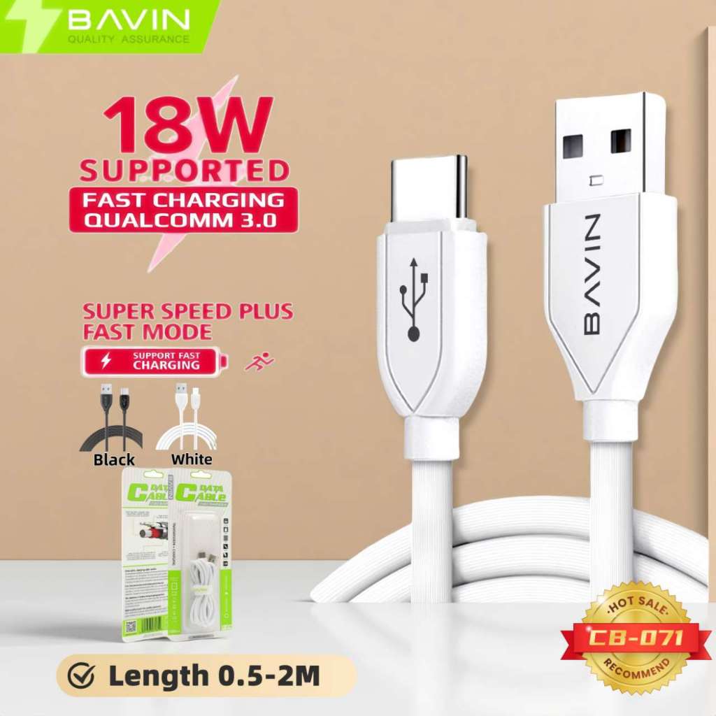 Bavin Cable CB071 0.5/1/1.5/2 M 18W Fast Charging Data Usb Cable For ...