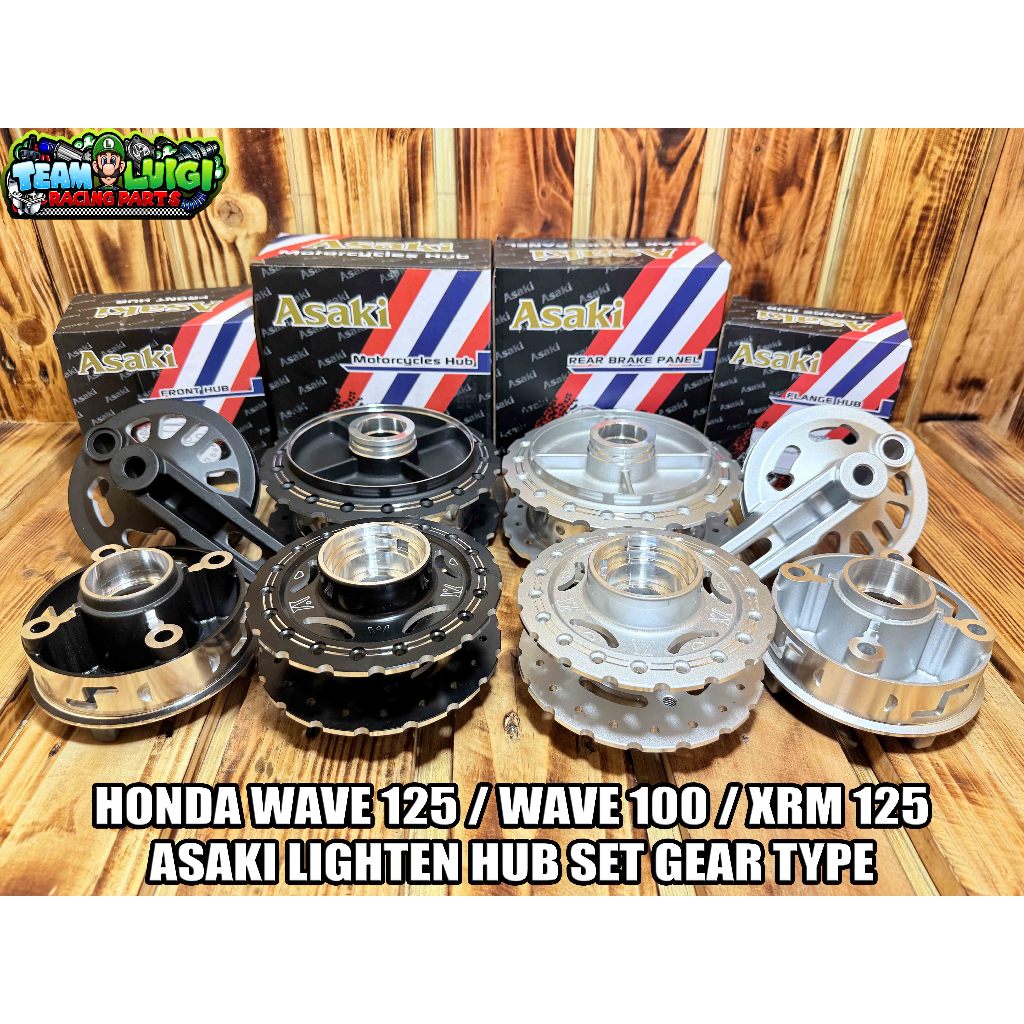 ASAKI HONDA WAVE 125, WAVE 100, XRM 125, RS 125, XRM 110 LIGHTEN HUB ...