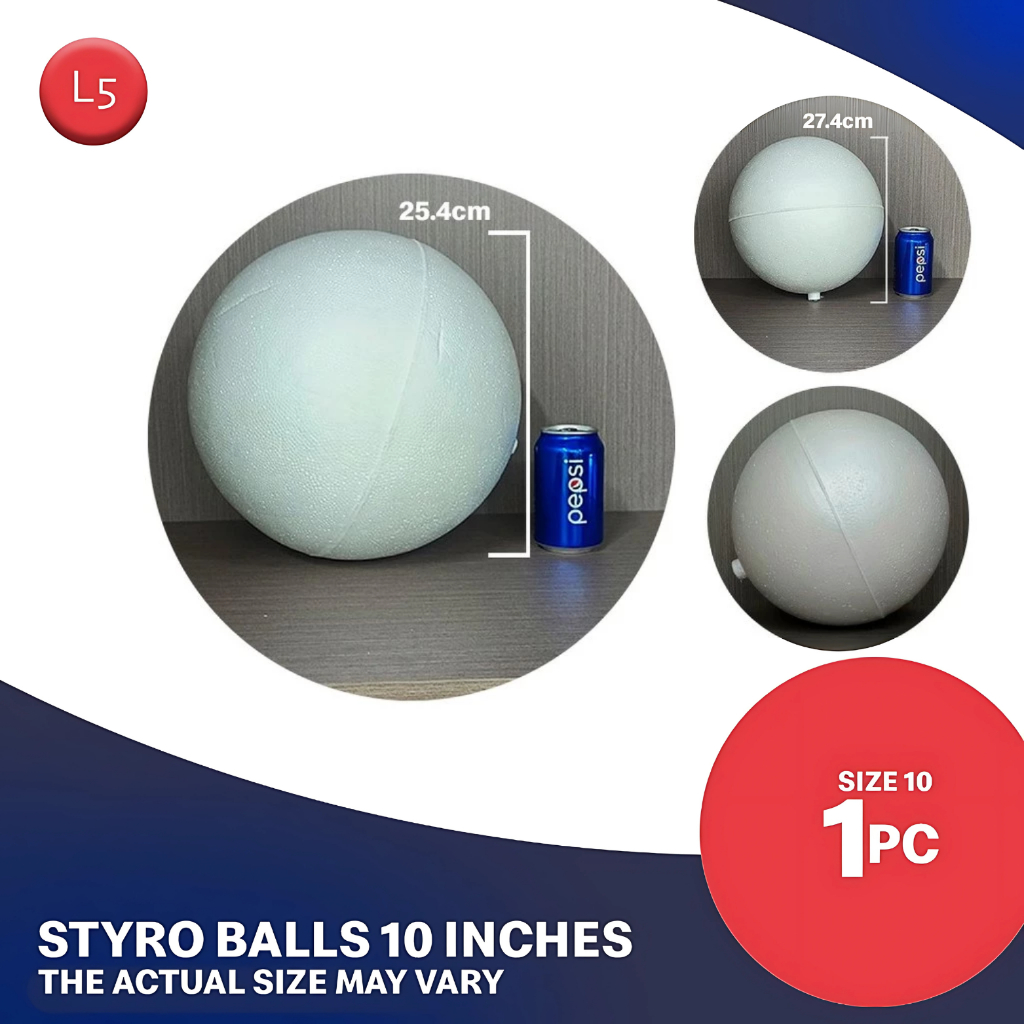 Styro Ball 10 inches (1pc) | Shopee Philippines