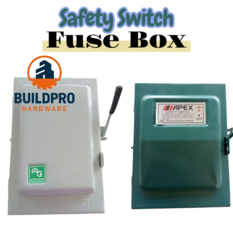 Safety Switch Fuse Box Local Made Makapal 60amp 30amp 2 Pole Electrical ...