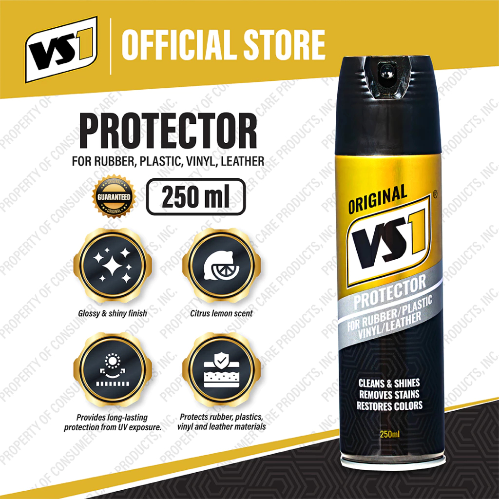 VS1 PROTECTOR SPRAY FOR RUBBER,PLASTIC,VINYL AND LEATHER ORIGINAL ...