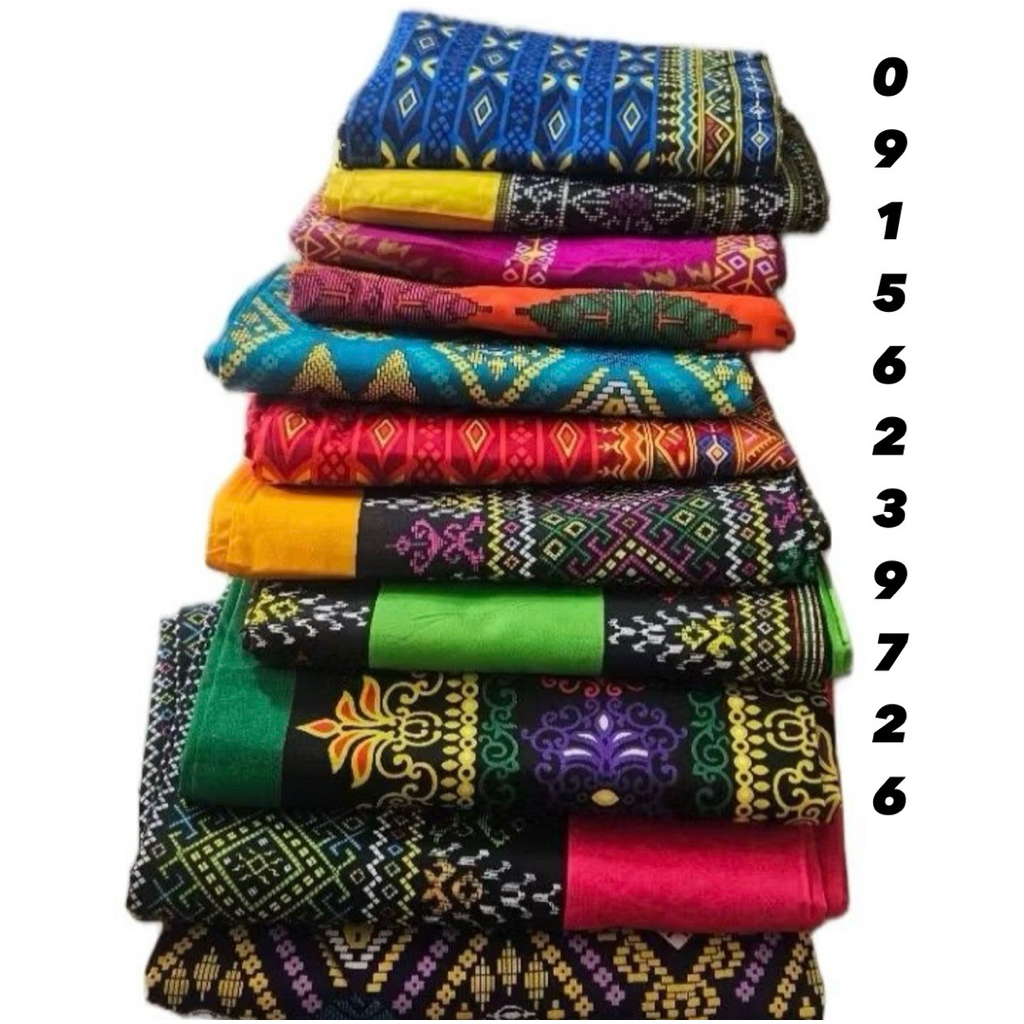 Malong Batik cotton New design 12pcs Assorted ramble design | Shopee ...