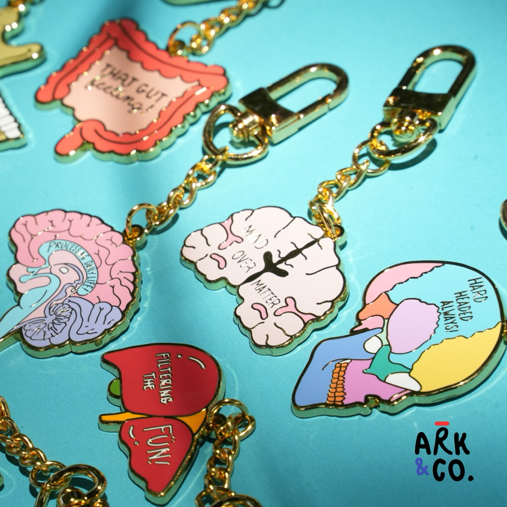 Anatomy Keychains for Medical Students – PT, Med, OT, Nursing, Medtech ...