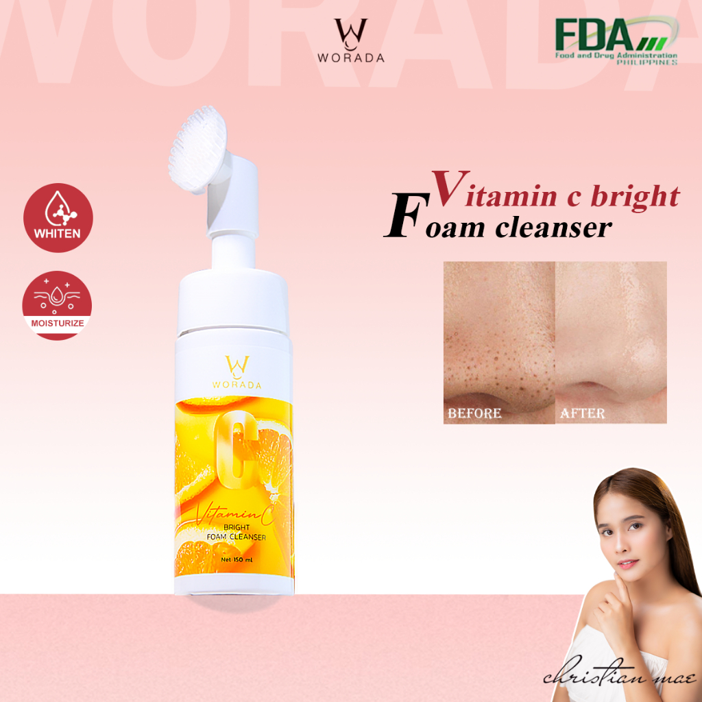 WORADA VC Daily Face Wash: Energizing Citrus Foam, 150ml Anti-Oxidation ...